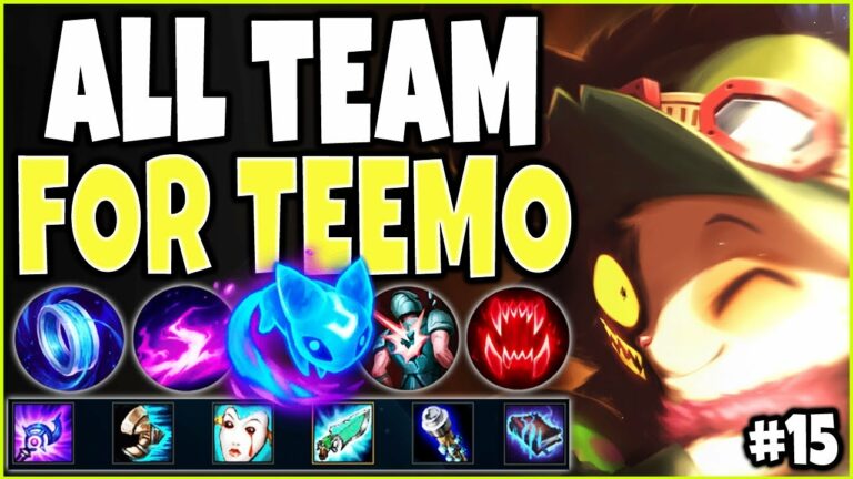 ALL TEAM FOR TEEMO 🔥 LOL META TEEMO SEASON 10 BUILD GUIDE #15 🔥 LoL TOP ...